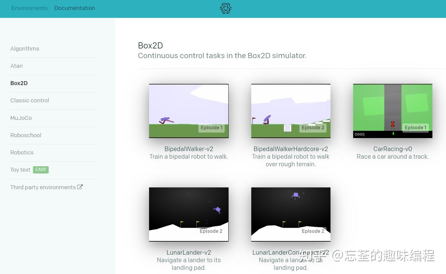 在 Gym 上构建会动的人工智障1（python） - 知乎