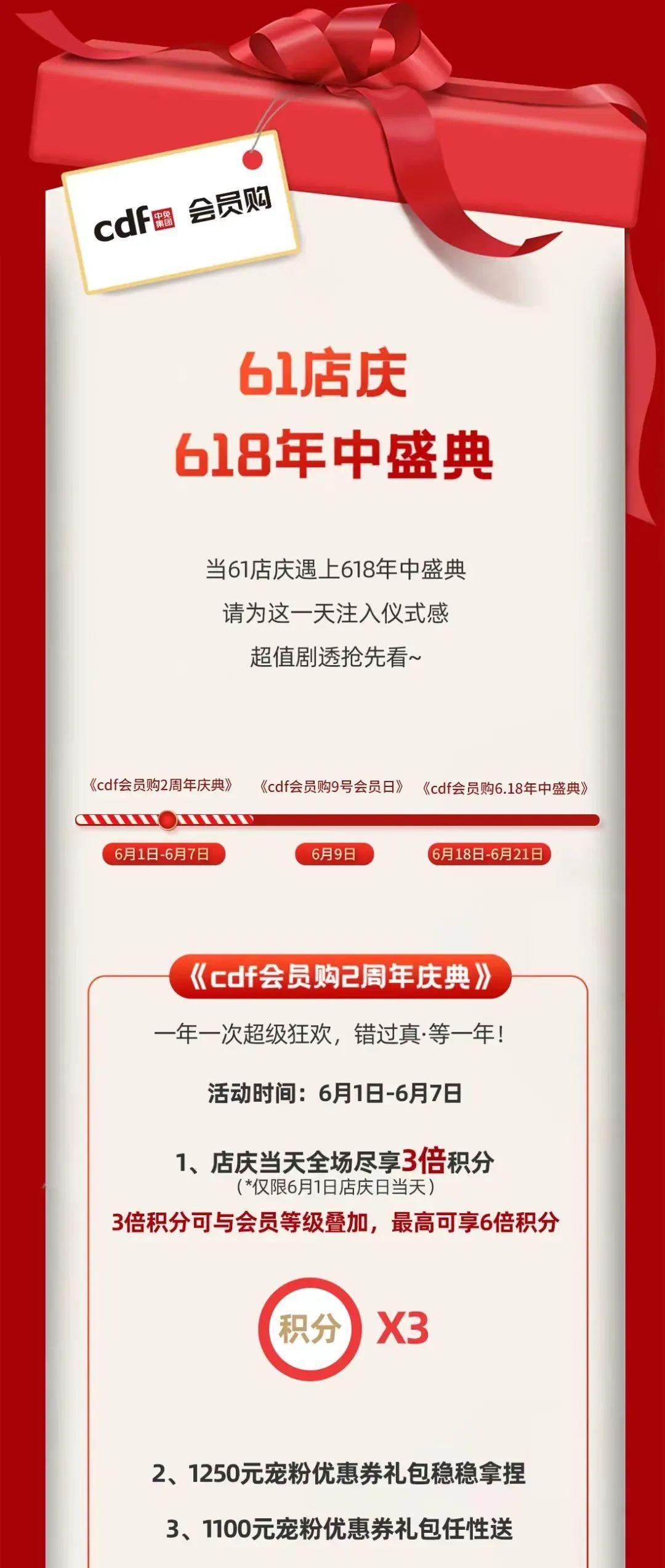 抢先看！cdf会员购61店庆、618年中盛典活动剧透 - 知乎