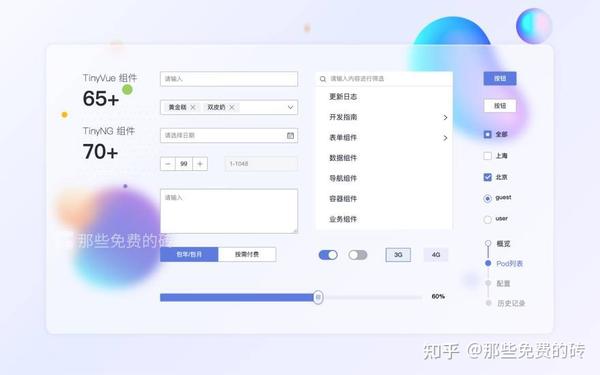 TinyVue - 华为云 OpenTiny 出品的企业级前端 UI 组件库，免费开源，同时支持 Vue2 / Vue3，自带 TinyPro 中后台管理系统 - 知乎