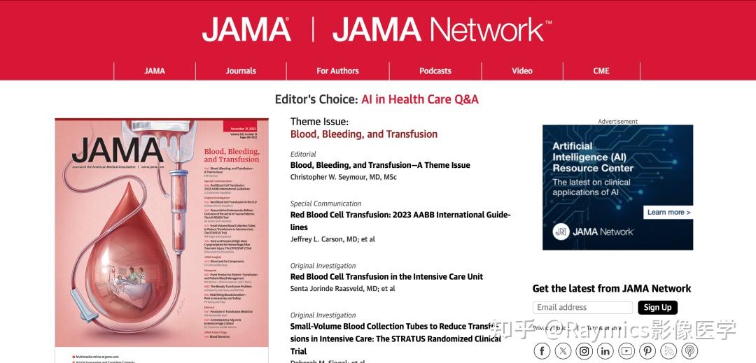 医学SCI期刊推荐：Journal of the American Medical Association (JAMA) - 知乎