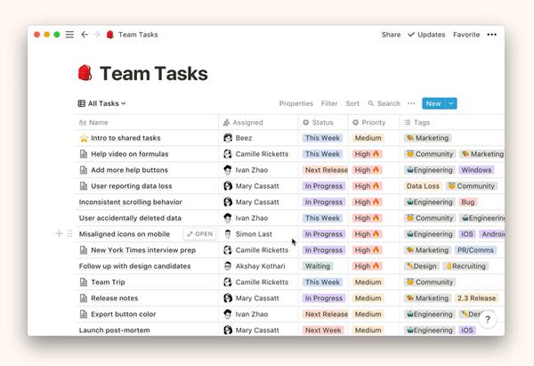【Notion教程】Notion Tables - 表格 - 知乎