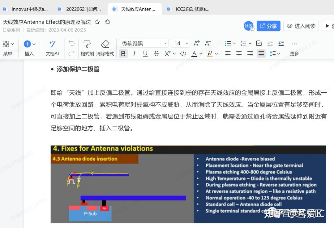数字IC后端实现干货| ICC2和Innovus自动化修复Antenna Violation的方法及Golden脚本 - 知乎