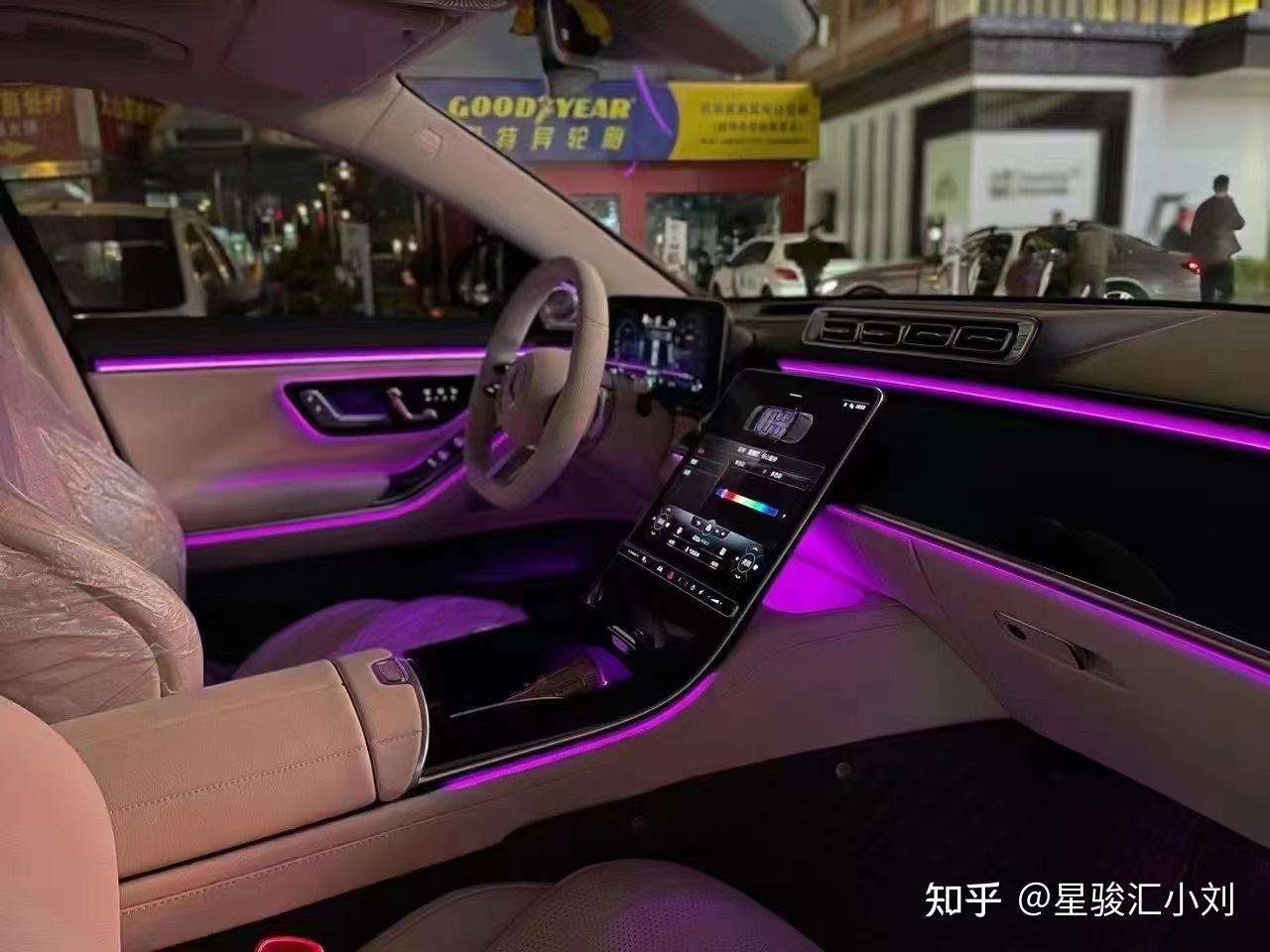 奔驰S400豪华型升级原厂主动式氛围灯，提升车内氛围感 - 知乎