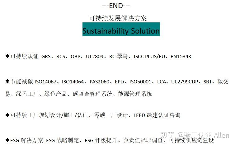 GRS认证——全球回收标准 - 知乎