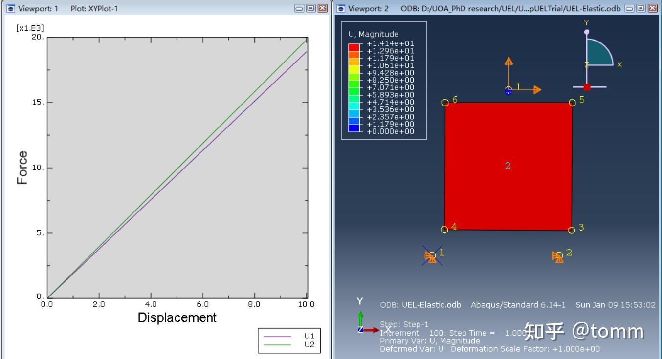 ABAQUS - UEL 入门 cohesive单元线弹性模型 - 知乎