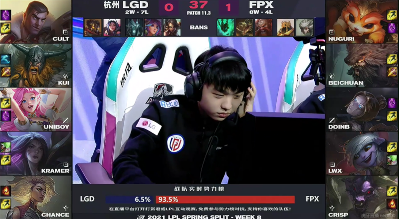 【威客电竞LOL】LPL春季赛：FPX 2-0 LGD - 知乎