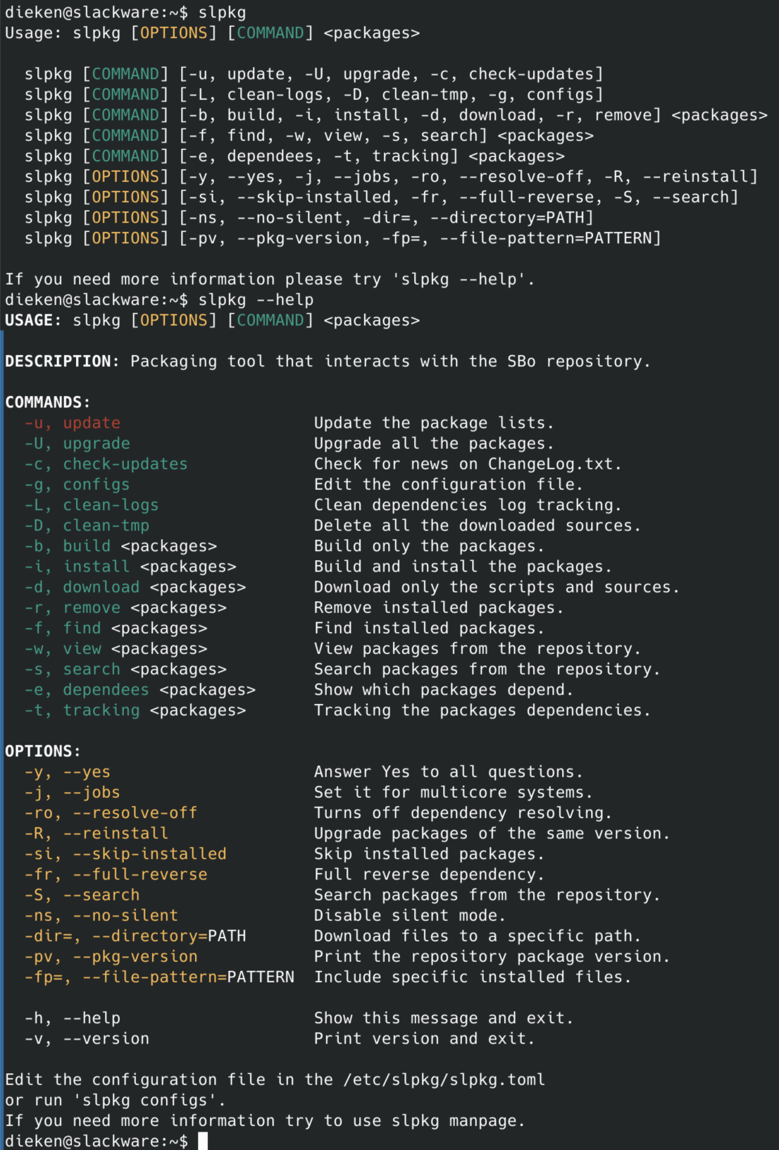 Slackware slackware