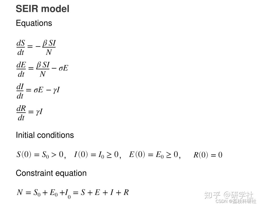 【seirs流行病模型】通过经典确定性模型模拟流行病:si,sis,sir,sirs,seir,seir,seirs(matlab代码实现) 知乎