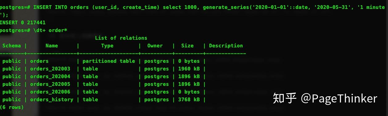 实战 PostgreSQL 分区表 - 知乎