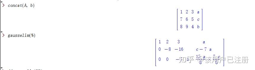 Maple教程--矩阵和线性方程组 - 知乎
