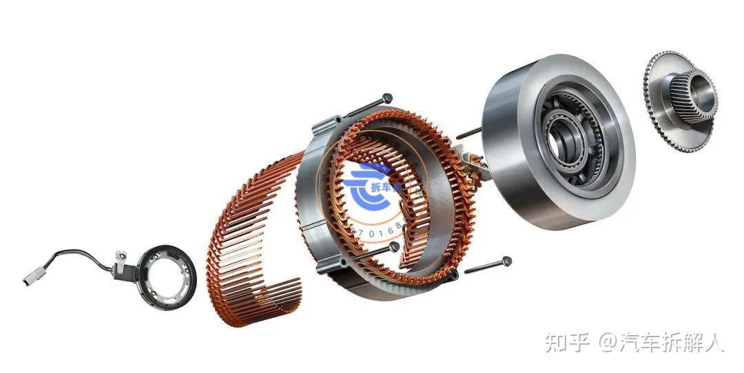 800v联合电子X-Pin电机实拍 - 知乎