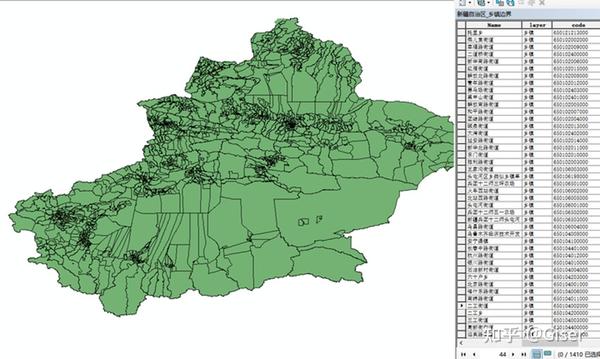 2020-2022年最全新疆自治区矢量数据（路网含城市道路、铁路（包括地铁、轻轨）高速、国道、省道、县道、乡道+几百万个poi数据+省市县乡镇 ...