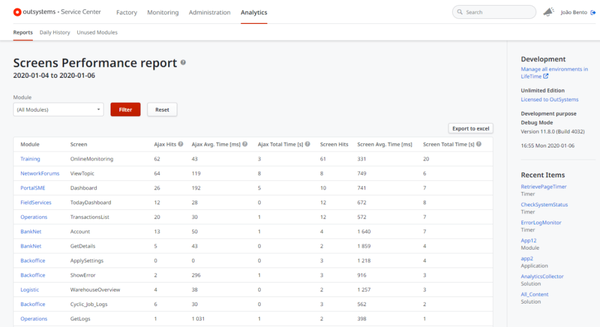 OutSystems你问我答 | OutSystems 提供什么样的监控和分析？ - 知乎