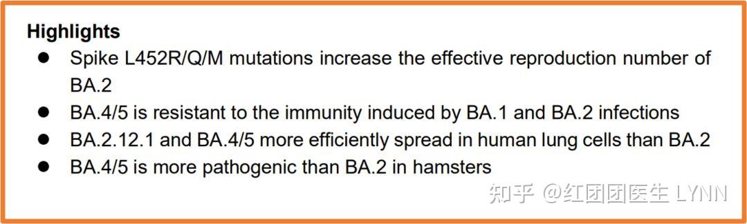 BA.4/BA.5，初揭秘 - 知乎