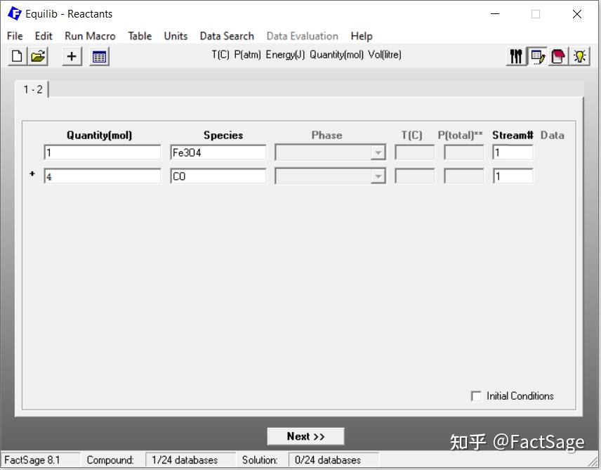 用FactSage的Equilib平衡计算模块绘制Fe-O-C系平衡图 - 知乎