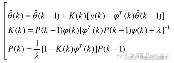 使用遗忘因子最小二乘法（FFRLS）的锂离子电池二阶RC参数辨识 - 知乎
