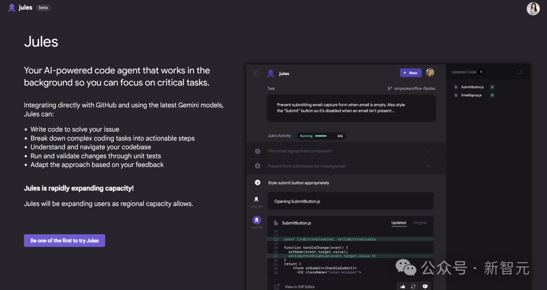 再见Bug！谷歌超级编码智能体Jules上线，免费使用直连GitHub - 知乎