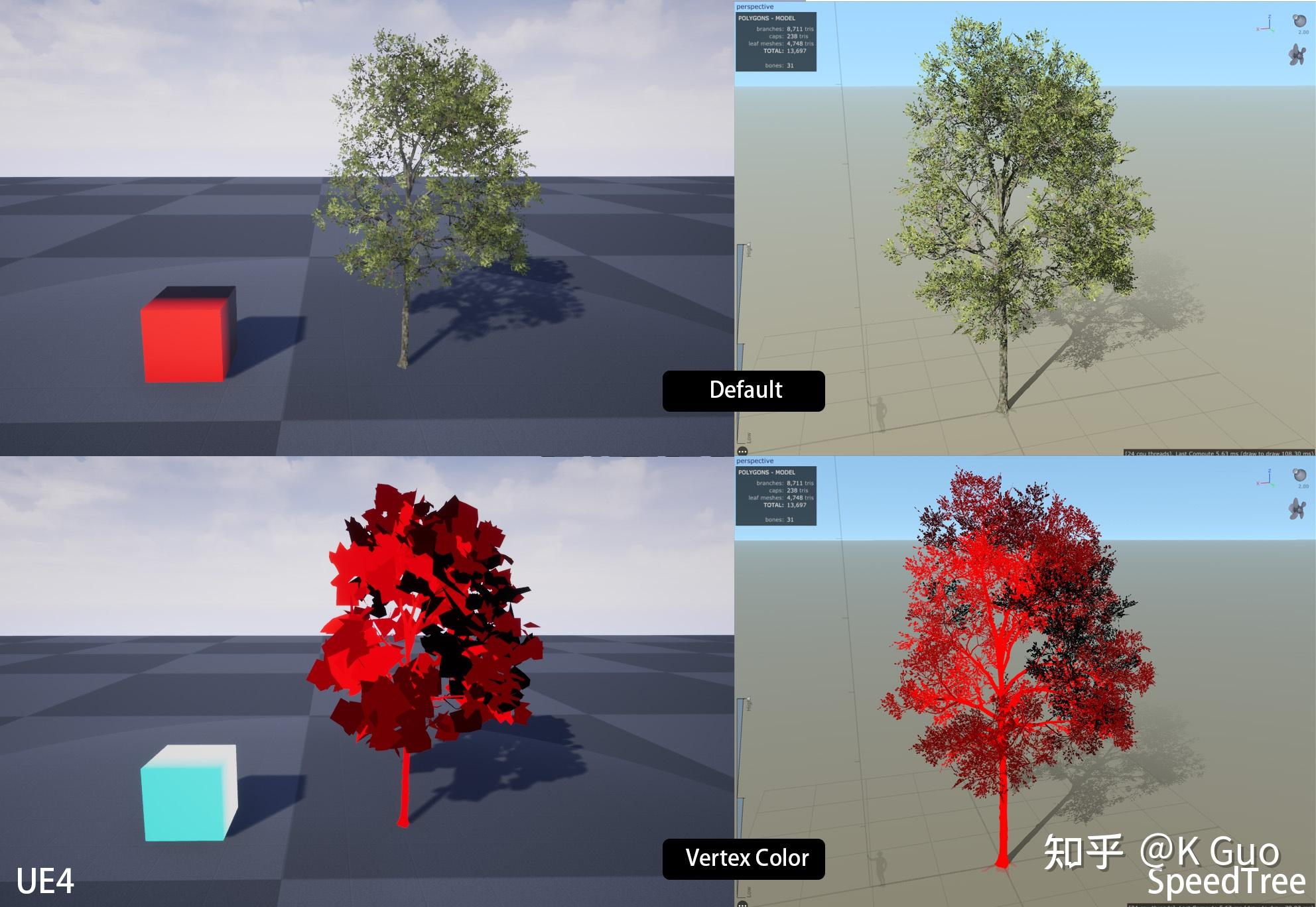 【顶点颜色】Speed Tree to Unreal Engine - 知乎