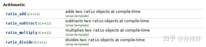 std::ratio及其相关操作函数源码详解 - 知乎