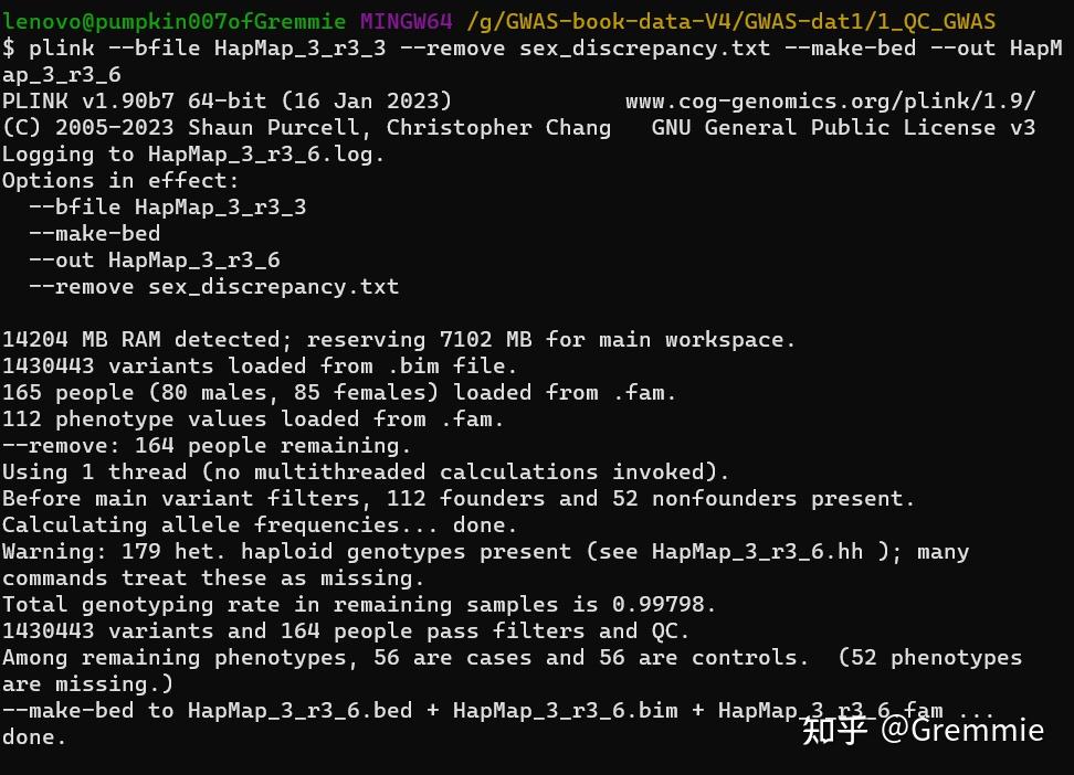 [GWAS]plink基因数据性别质控并用R作图 - 知乎
