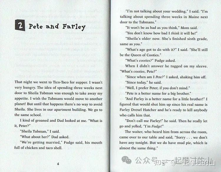 美国顶级私校中级章节书推荐——Fudge系列 The Fudge Books 1-5 By Judy Blume有声书+电子书 - 知乎