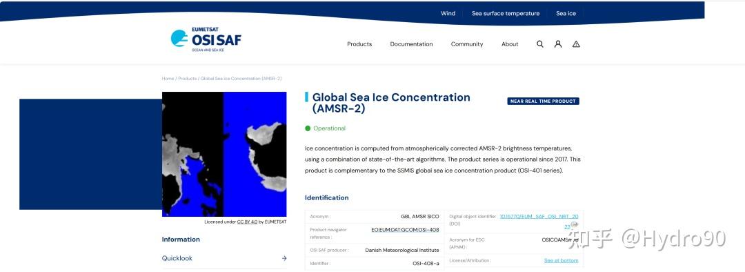AMSR-2近实时海冰密集度数据(OSI-408-a/OSI-450-a1)介绍及下载 - 知乎