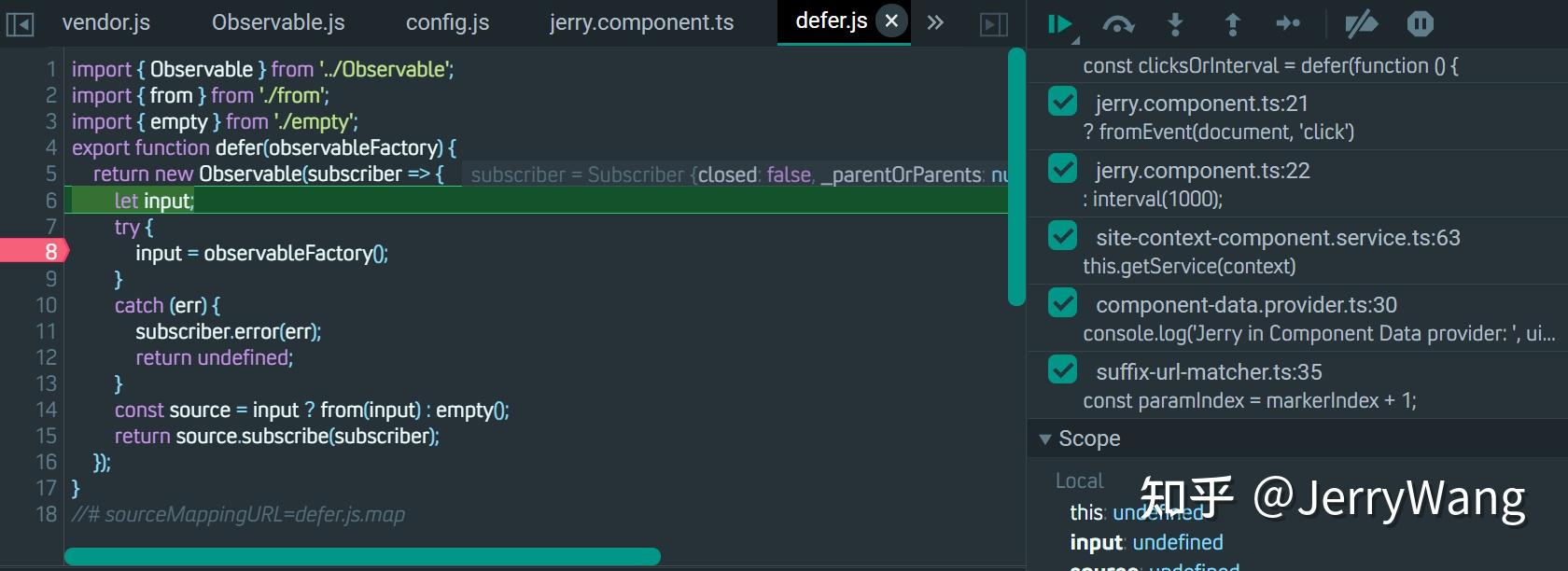 从一个实际的例子触发，理解什么是 Rxjs 的 defer 函数 - 知乎