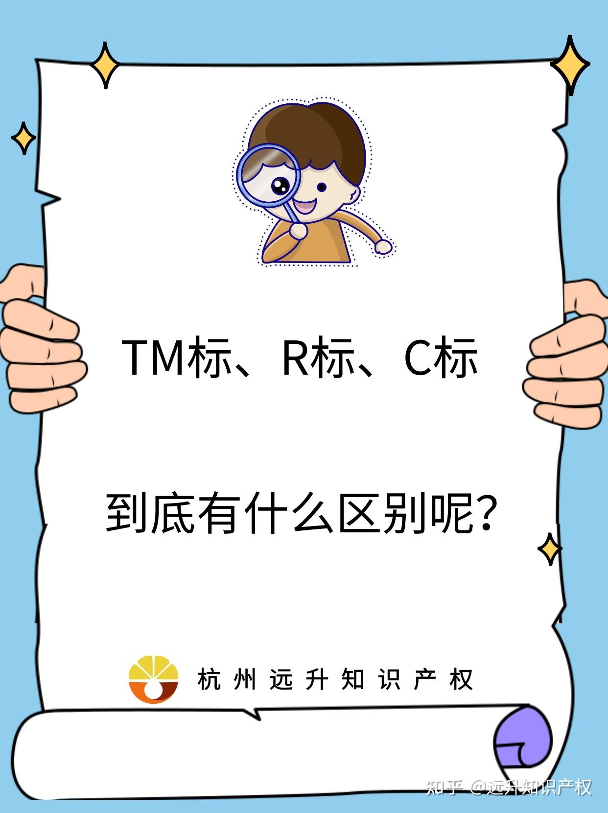 R标、TM标、C标区别 - 知乎