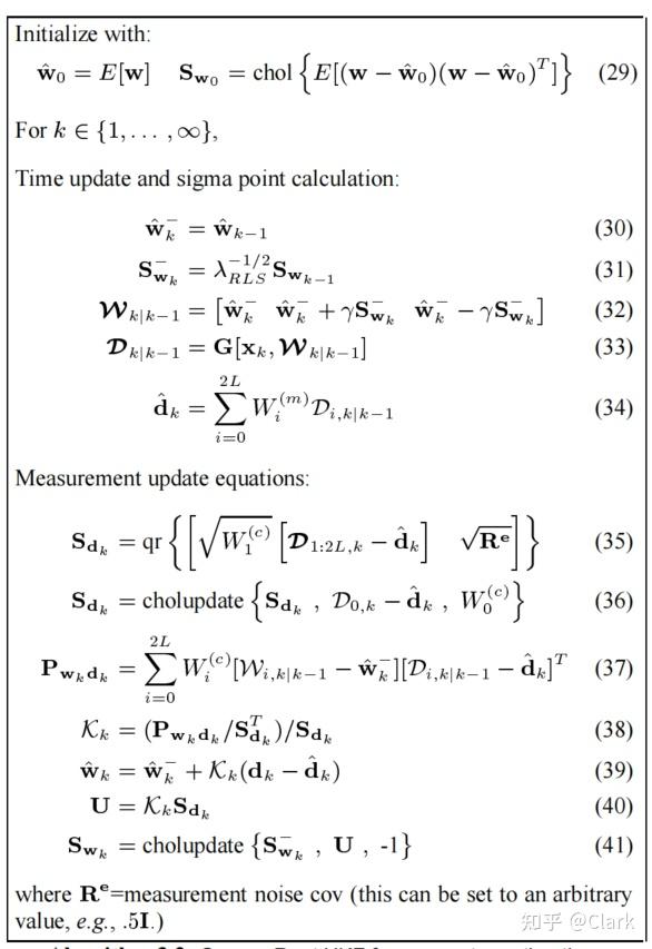 【论文阅读】【Merwe】The square-root unscented Kalman filter for state and parameter-estimation-2001 - 知乎