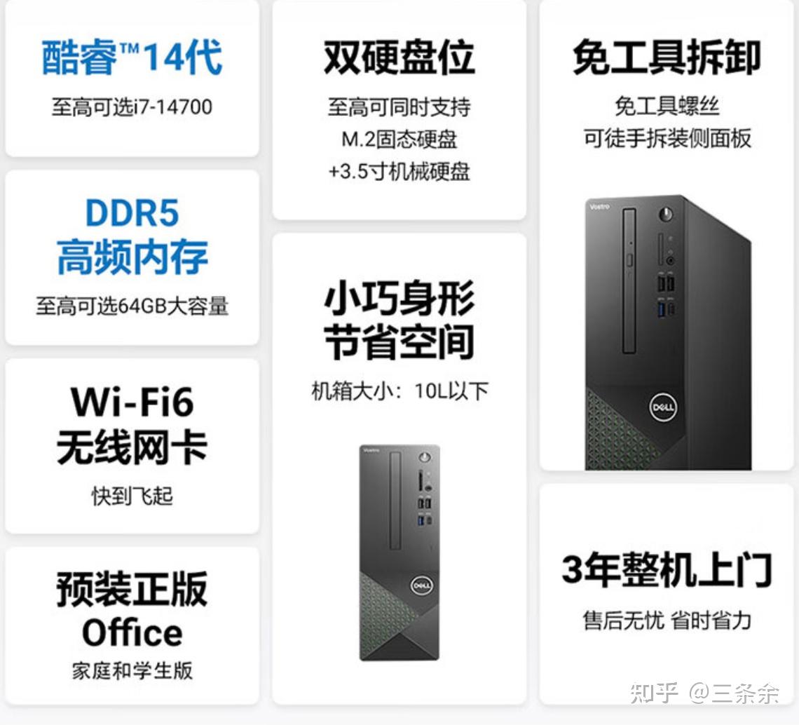 全面解析戴尔成就Vostro 3030S 24款台式机：高效办公与灵活扩展的新选择 - 知乎
