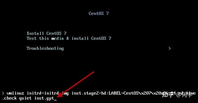 安装centos7强制gpt分区 - 知乎