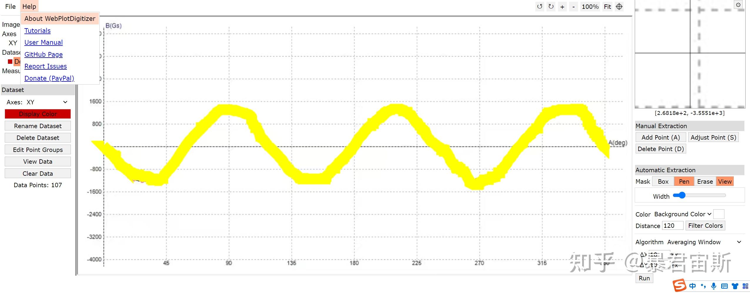 在线图片波形数据提取软件 WebPlotDigitizer - 知乎