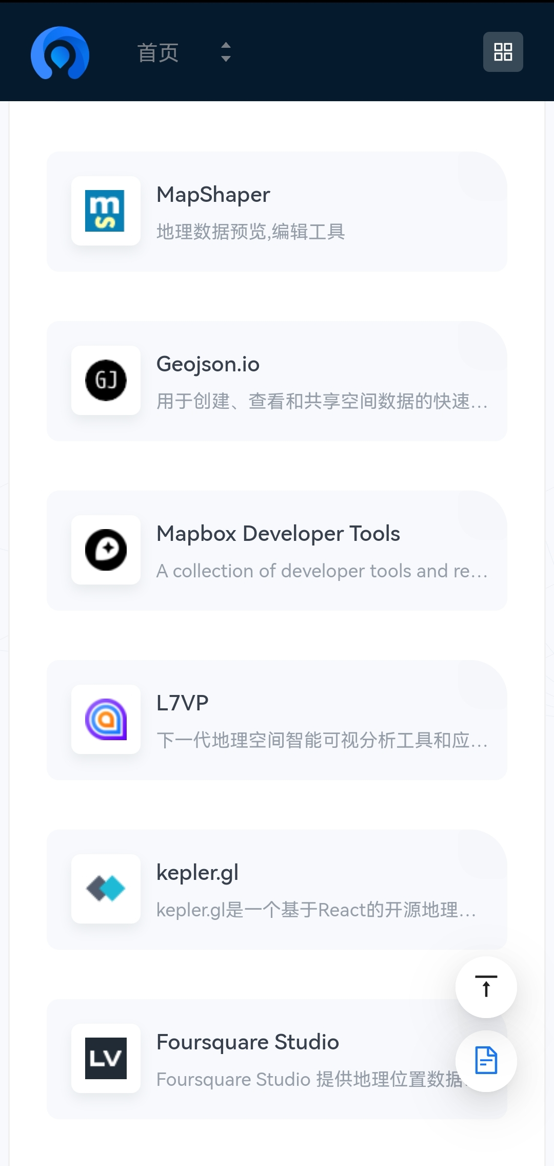 我们搭建了 GIS 工具导航网站, 收录了上百个GIS 类的站点、工具、开源库…… - 知乎