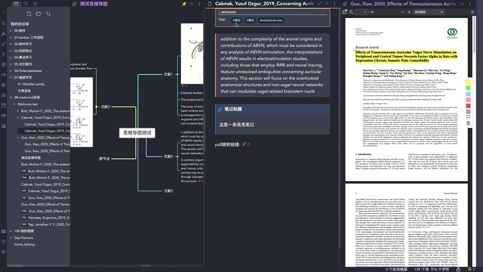 基于Obsidian的pdf阅读、标注，构建笔记思维导图，实现笔记标签化、碎片化，便于检索和跳转 - 知乎