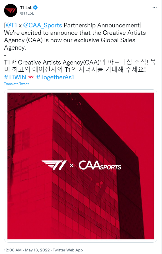 CAA与T1签约，意味着什么？ - 知乎