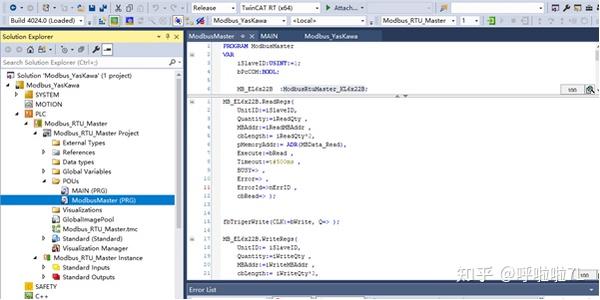 倍福EL6021 modbus-rtu master与安川V1000变频器通讯 - 知乎