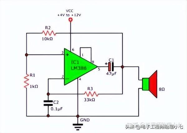 什么是LM386芯片？LM386引脚图及功能讲解，几分钟，带你搞定LM386 - 知乎