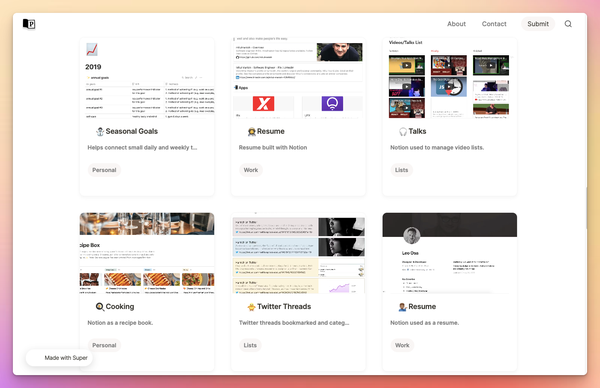 Notion 使用教程：Notion 模版库·资源站点汇总 - 知乎
