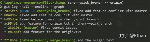 Merge，Rebase，Cherry-Pick 了解一下 - 知乎