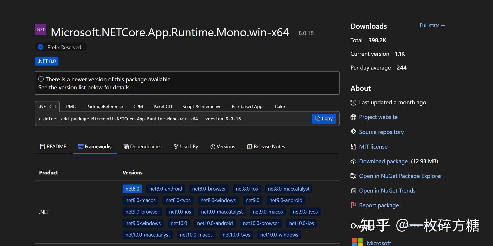 C++ 与 .NET 8 Mono 的现代化对接实践(.NET 8及以上) - 知乎