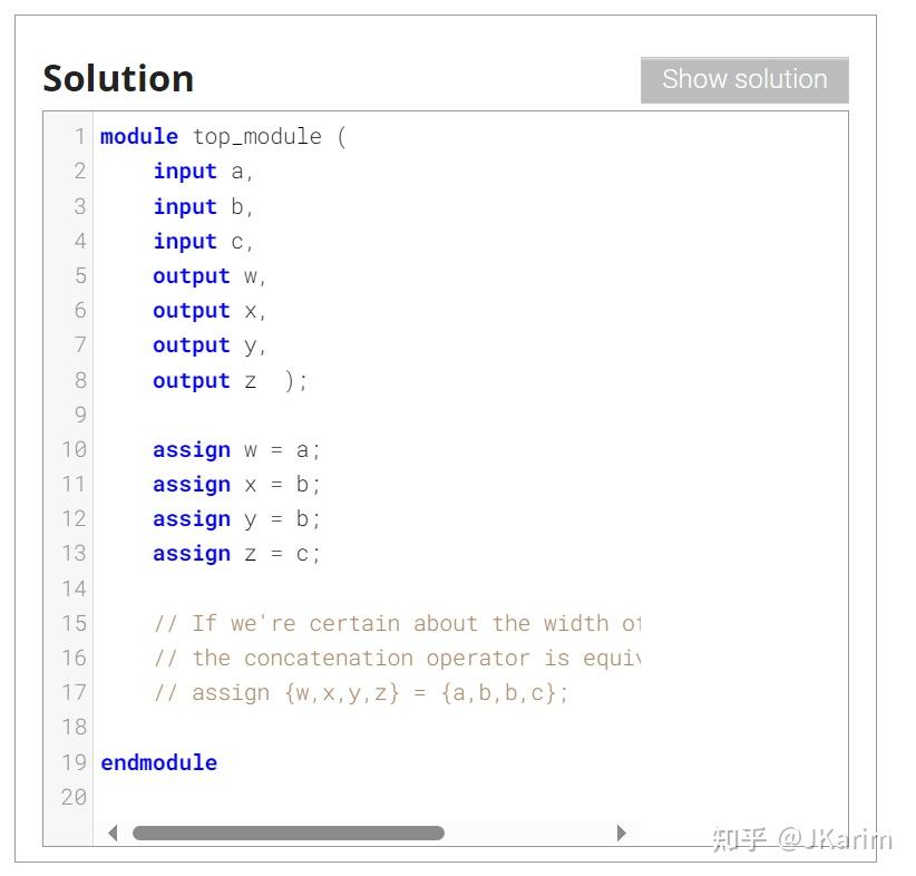 HDLBits题解及答案记录（1~19） - 知乎