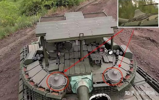 T-80BVM坦克再升级，为了对付乌军的无人机，配备全新的电子战系统 - 知乎