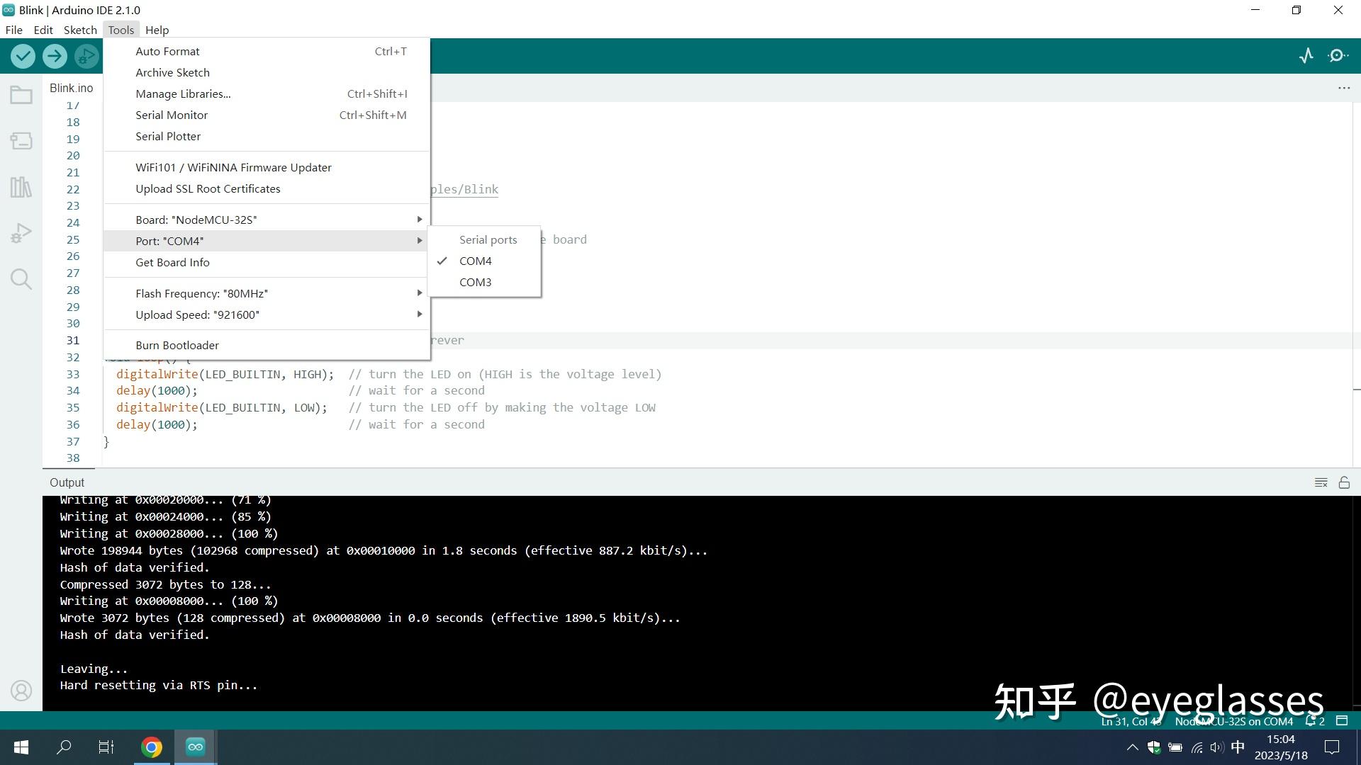 esp32使用arduino点灯 - 知乎