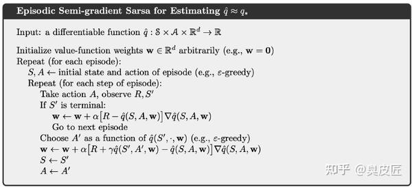 第五章 Sarsa、Q-learning及价值函数近似 - 知乎