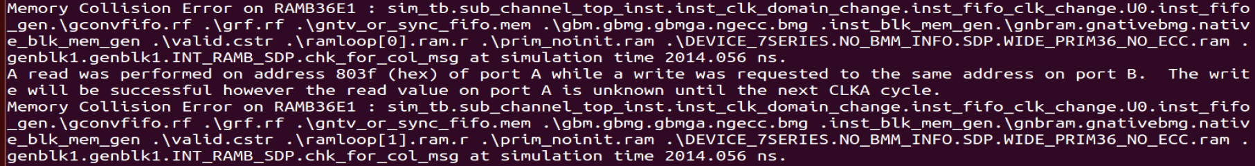 FIFO IP核报Memory Collision Error on RAMB36E1解决方案 - 知乎