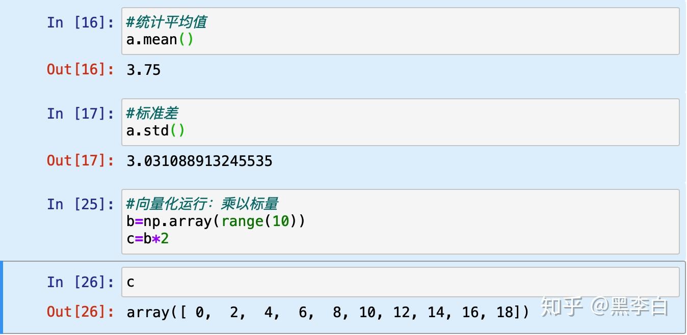 Hello Numpyandpandas一维and二维数组练习 知乎 