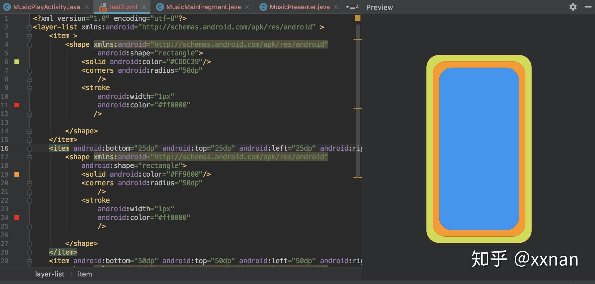 Android layer-list 使用详解 - 知乎