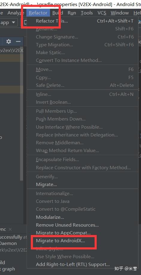异常needs to be converted to androidx.* 新时代androidX - 知乎