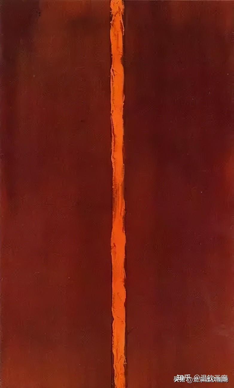 巴尼特纽曼对后绘画抽象主义，极简主义，现代派画家产生重大影响 - 知乎