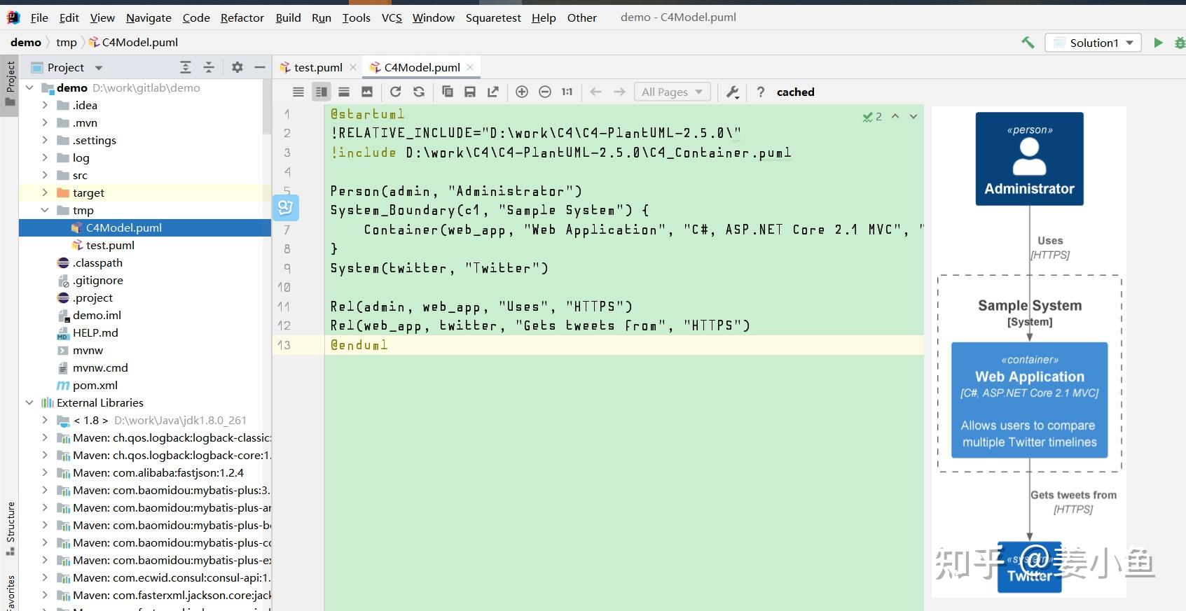 技术宅的好用工具PlantUML（IDEA） - 知乎